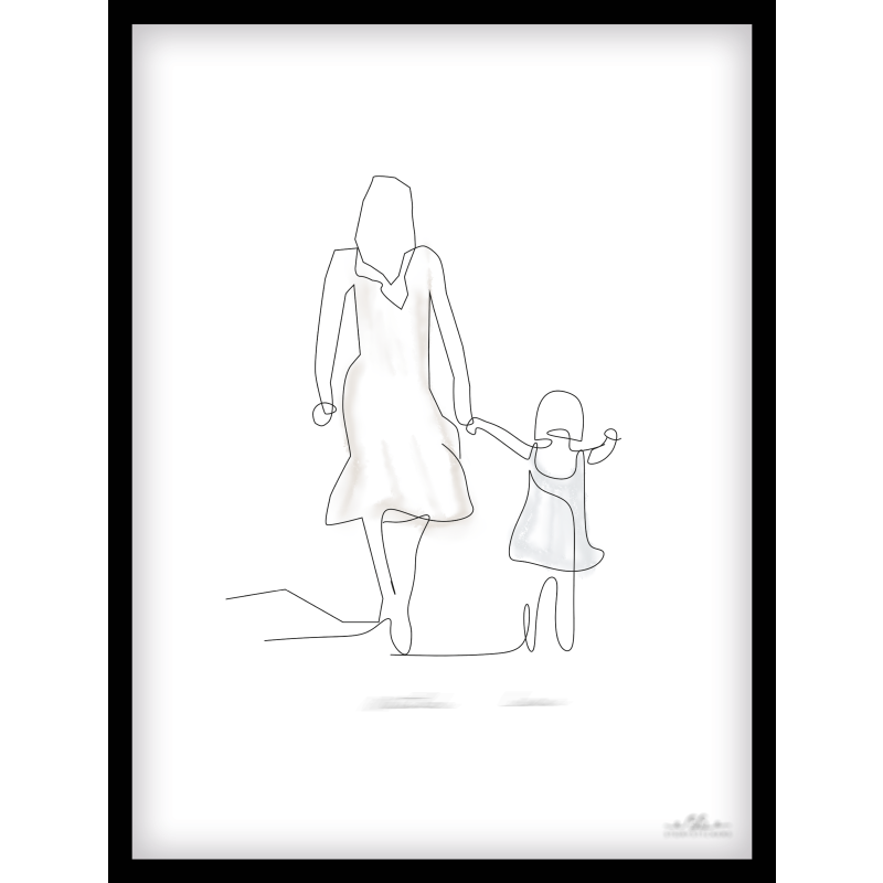 Poster - Mutter und Tochter